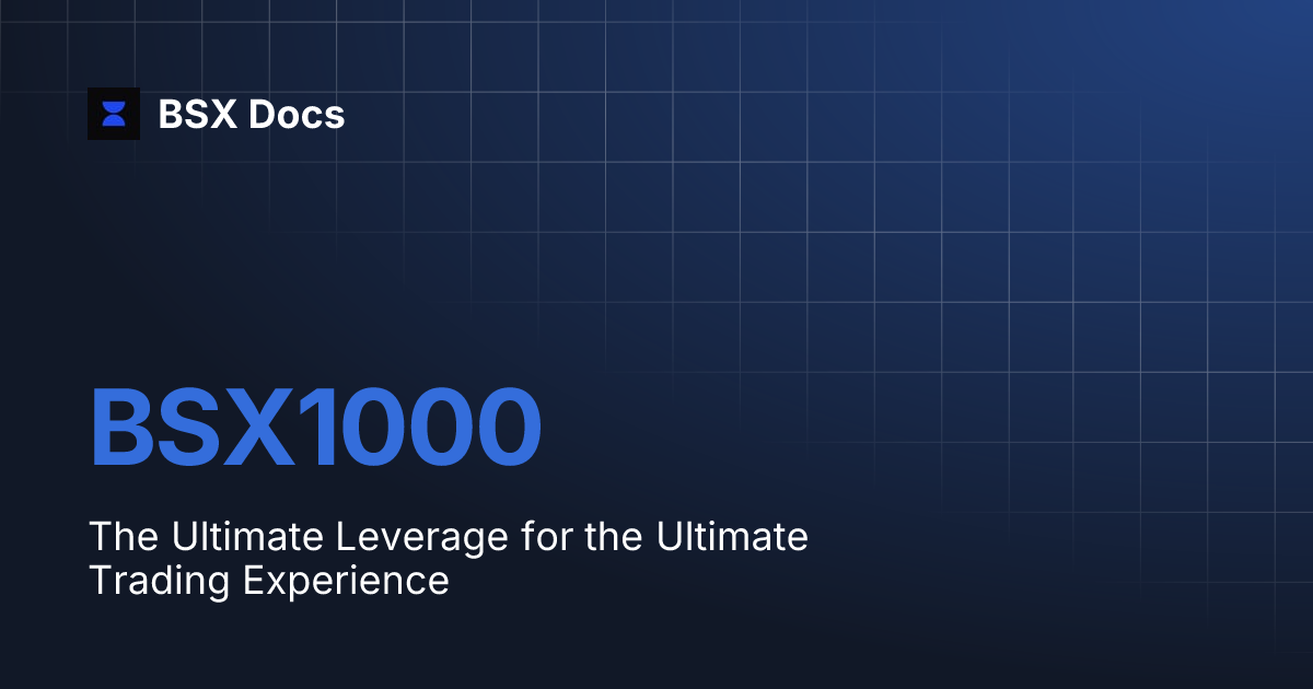 BSX1000 | BSX Docs